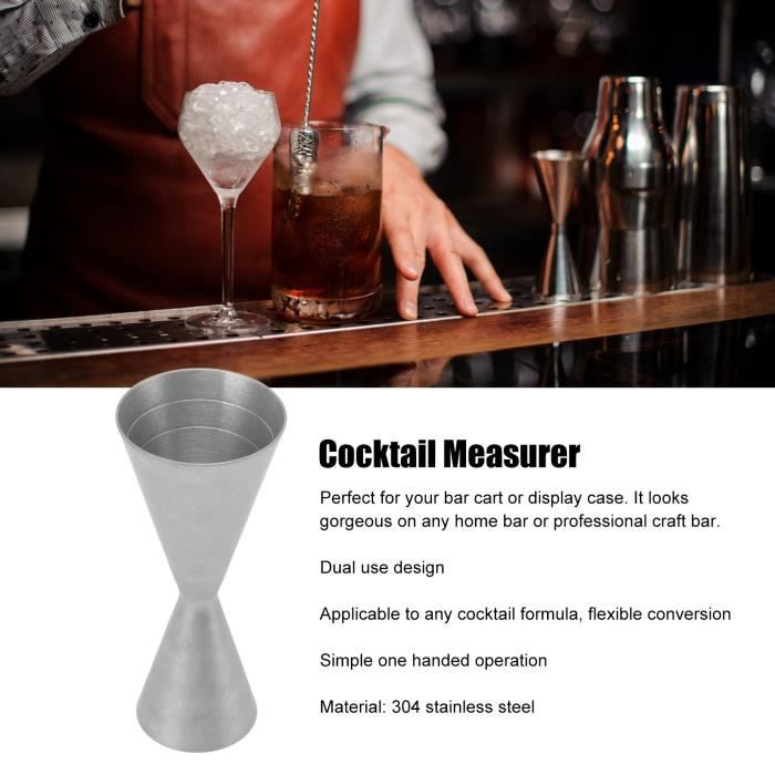 PAR - Doseur à cocktail Cocktail Jigger Bar Bartending Oz Cup Double ...