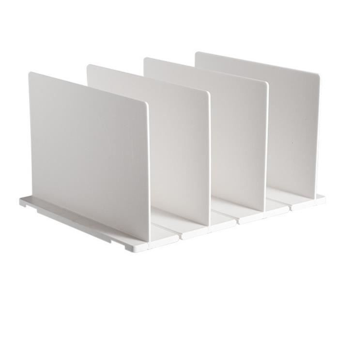 Séparateur d'étagère - CIKONIELF - Ajustable - Plastique - Installation ...