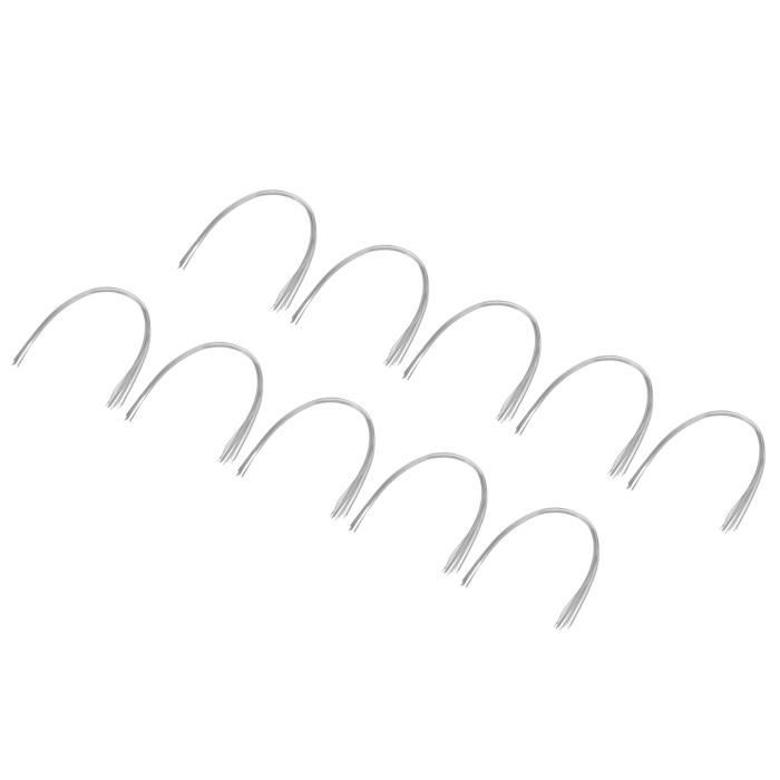 Fil orthodontique dentaire 100 pièces fil d'arc en acier inoxydable ...