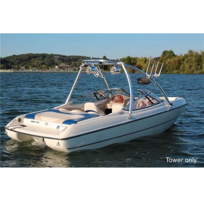 Tour wakeboard MONSTER MT1 Tower Polished and Anodized Blanc ...