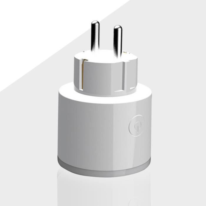 Prise de courant intelligente 1 Pc RVB WiFi avec commande vocale de ...