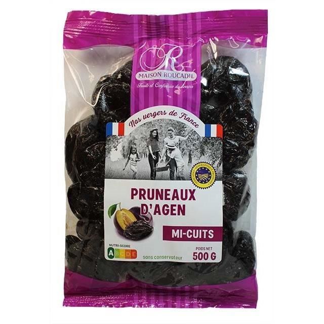 Pruneaux d'Agen mi-cuits IGP - sachet 500g - Cdiscount Au quotidien
