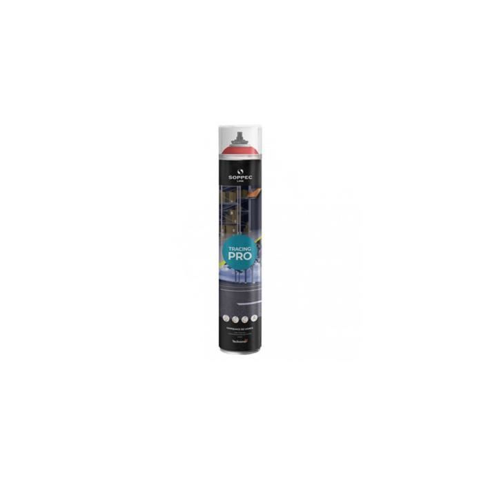 Peinture en aérosol - SOPPEC TRACING PRO - Rouge - RAL 3020 - 750 ml ...