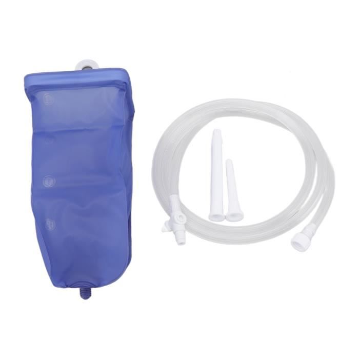 CET-Kit de sac de lavement portable 2L Enema Bag Kit Pliant Portable ...