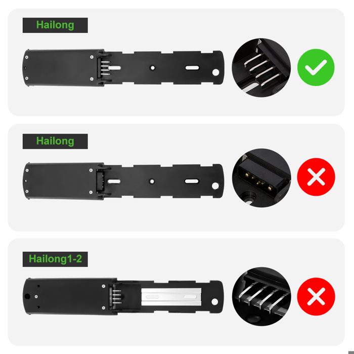 YOSE POWER Batterie de Vélo électrique Hailong 36V 13Ah (481Wh) - 4 ...