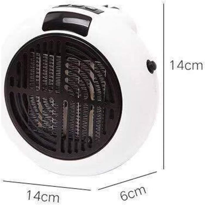 Radiateur soufflant électrique Zyqdrz - Mini radiateur portable ...