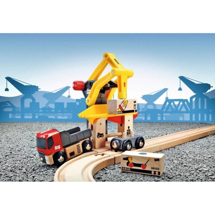 Brio World Circuit Train Avec Grue Grue-Portique 33732 - Accessoire ...