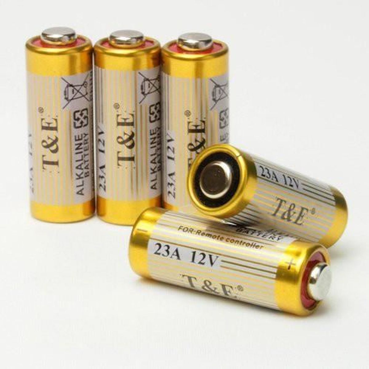 Lot de 5 Pile Alcaline 23A 12V Pour Télécommande Date péremption 2025 ...
