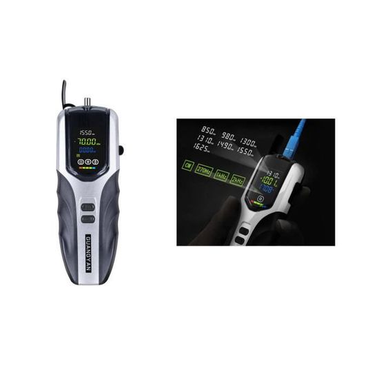 Testeur pour Fibre Optique Optical Power Meter - Compatible 850 1300 ...