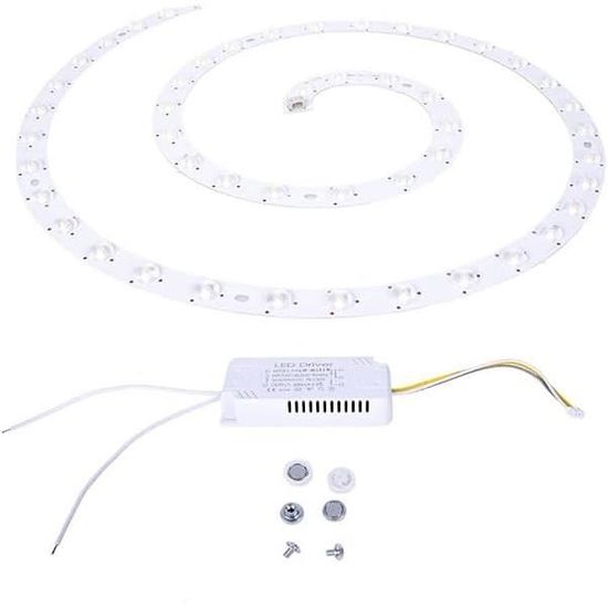 Kit Module Led 36 W Spirale + Driver - Réglable 3000-6000 K - Éclairage ...