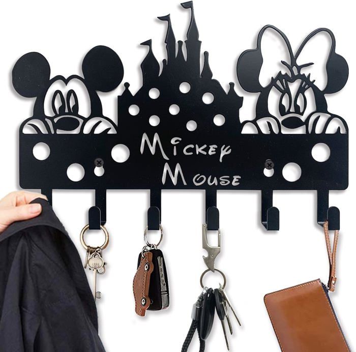 Dessin Animé Accroche Porte Clé En Métal Accroche Clef Mural Decoration ...