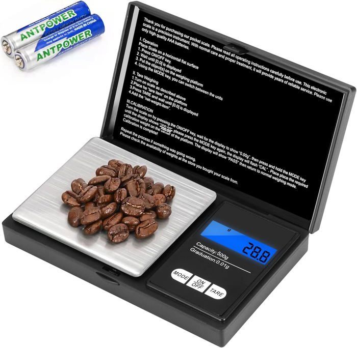 Balance De Precision 0.01G/500G, Mini Balance De Cuisine Precision ...