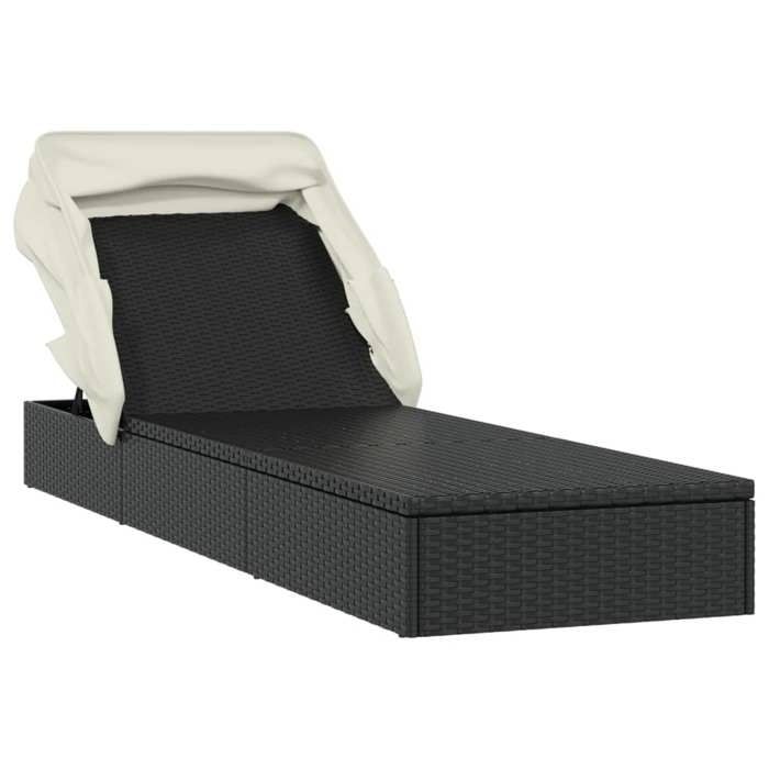 "Bon plan" Transat extérieur - JILI HOT - Transat avec toit - pliable ...