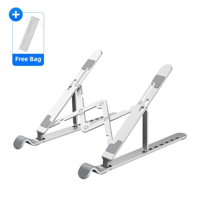 Stand en aluminium - support réglable en aluminium pour ordinateur ...