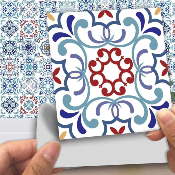 Credence Adhesive Pour Cuisine 20X20 Art Déco Stickers Cuisine Stickers ...