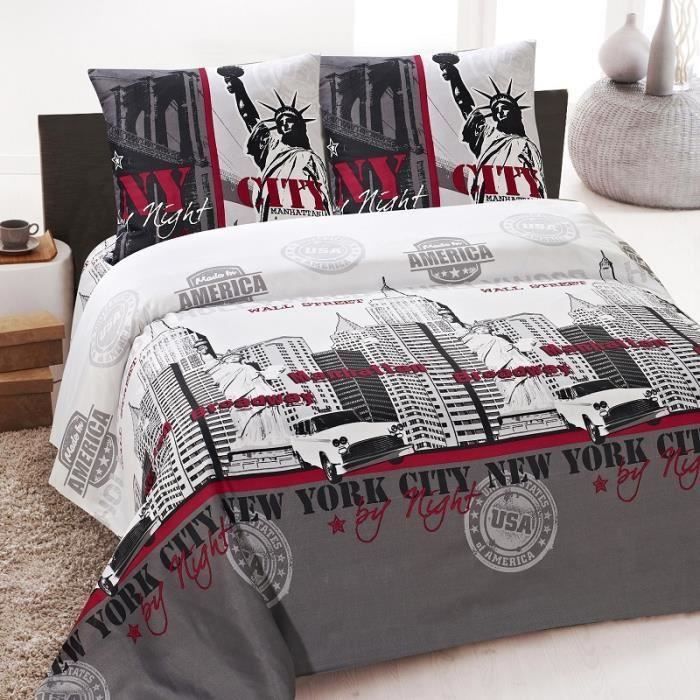 Housse De Couette New York 2 Personnes