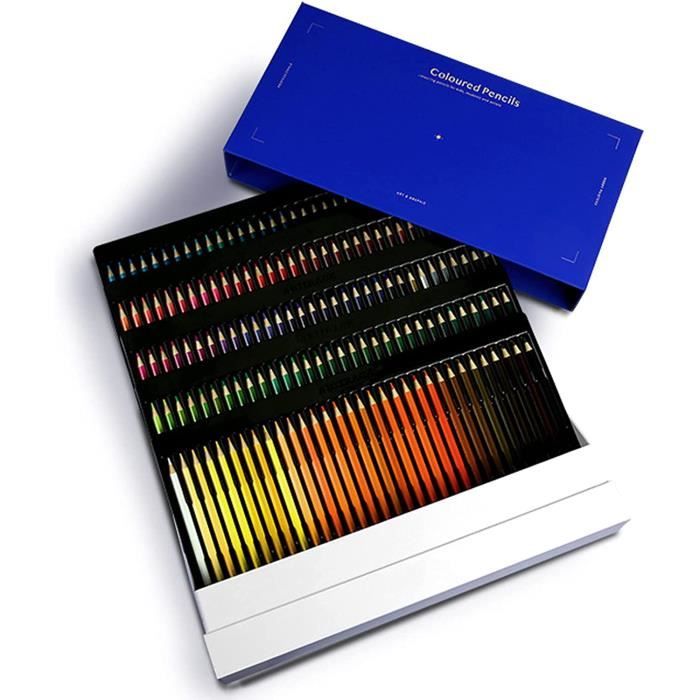 Ensemble de Crayons à colorier, Crayons de Couleur 160 Couleurs Crayon ...