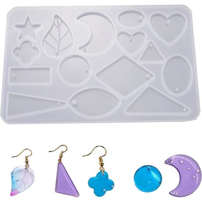 Moule en silicone Résine Moules silicone époxy Kit de moules en résine ...