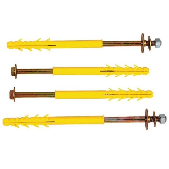 4 Chevilles fixation de chauffe-eau spécial plaque de platre ...