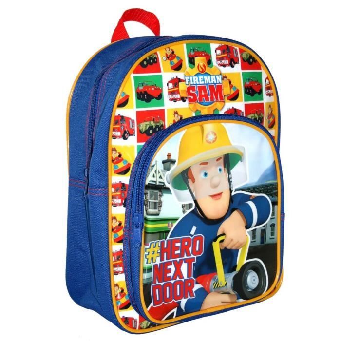 Sam Le Pompier - Fireman Sam - Enfants Sac à Dos - Hero 24 x 31 x 11 cm ...