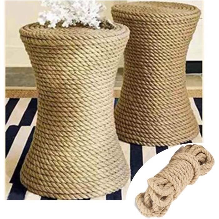 Ficelle De Jute Naturelle Corde De Jardinage Décoration Murale 100% En ...