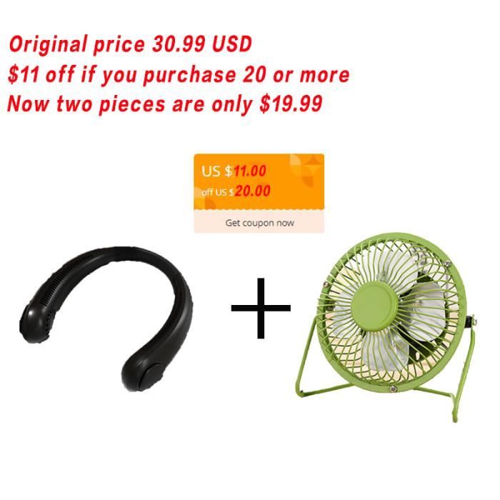 Ventilateur,Ventilateur de bureau en fer forgé,Air frais,silencieux ...