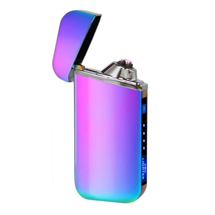 Allume cigare électronique Double Arc USB en métal, nouveauté Plasma ...