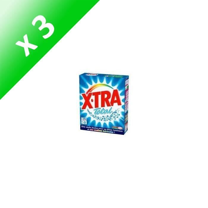 XTRA Lessive Total - 25 Lavages (Lot de 3) - Cdiscount Electroménager