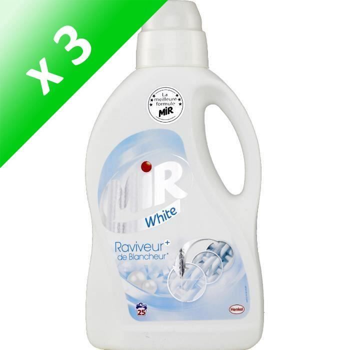 MIR White Lessive - 1,5 L (Lot de 3) - Cdiscount Electroménager