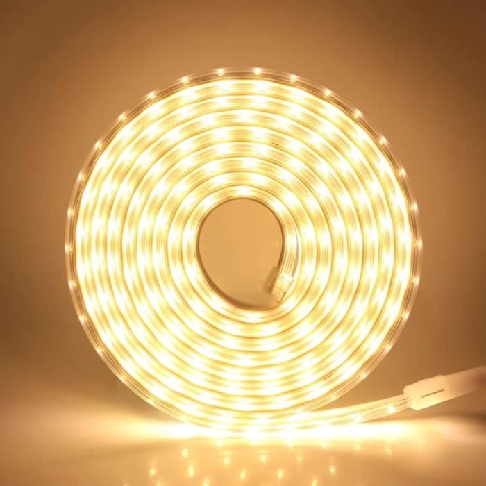 220V Ruban À Led Avec Interrupteur, Double Rangée Bande Led,120 Leds-M ...
