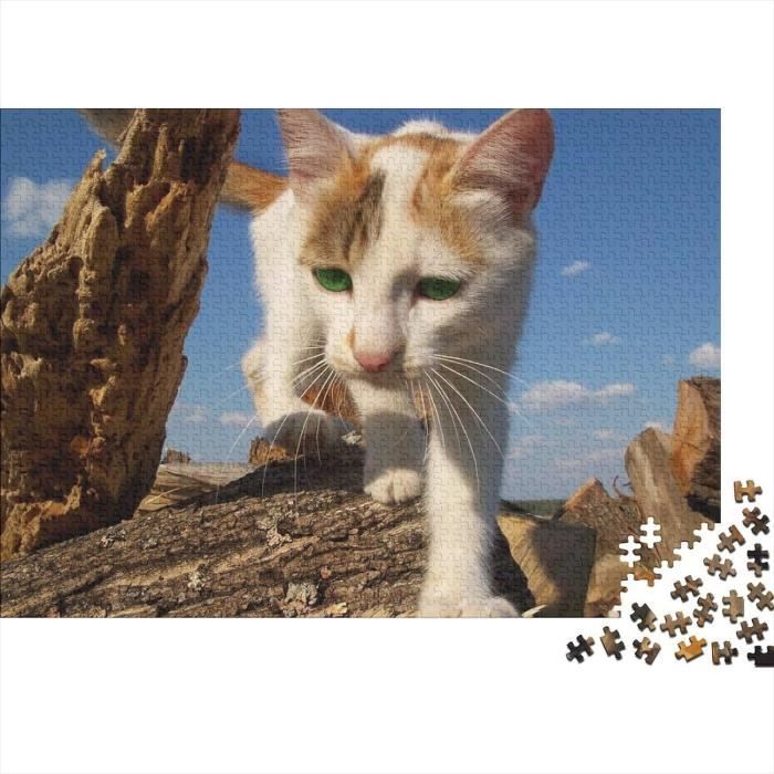 Chat Compagnie Puzzles Adulte 500 Pieces Animaux Mignons Artisanat ...