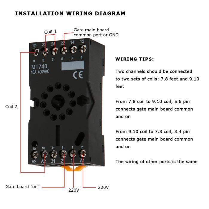 EJ.life Détecteur de boucle de véhicule PD232 220V double canal ...