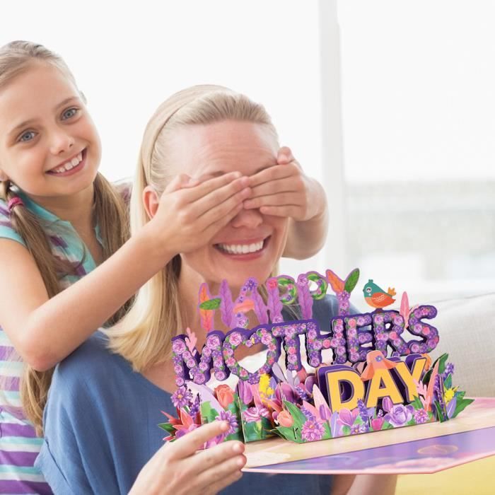 Carte de vœux pour la fête des mères Carte de voeux fête des mères ...