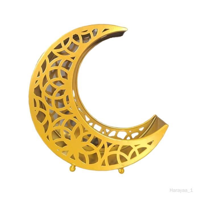 Ramadan lune plateau Snack Dessert pâtisserie plats vaisselle en métal ...