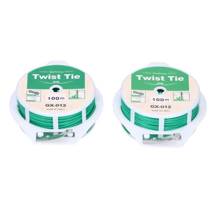 Attache de câble de jardin 2pcs - KEENSO - Attache de Plante - Blanc ...