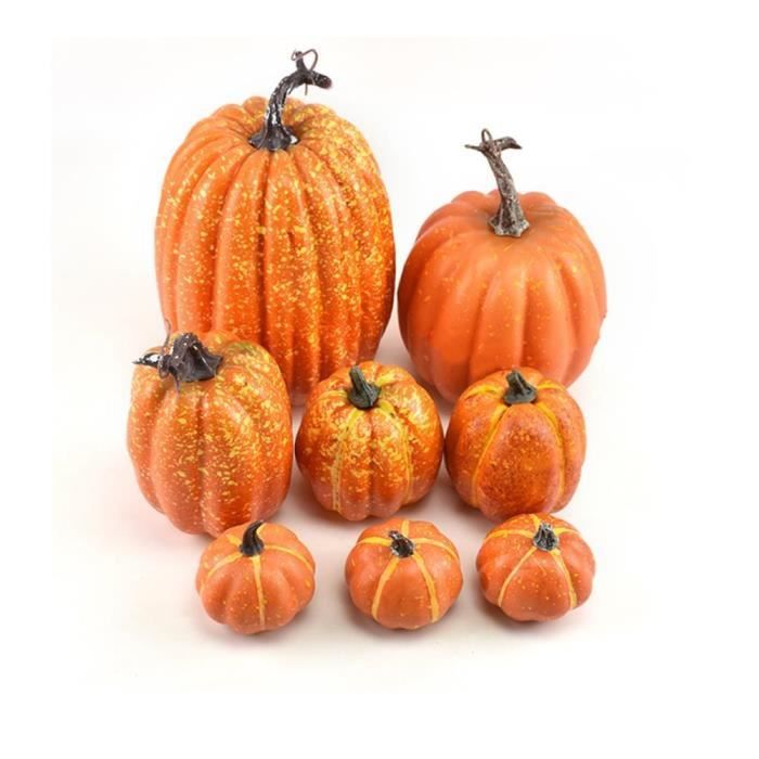 Kentop Déco de Citrouille d'Halloween Citrouille d'Automne Déco ...
