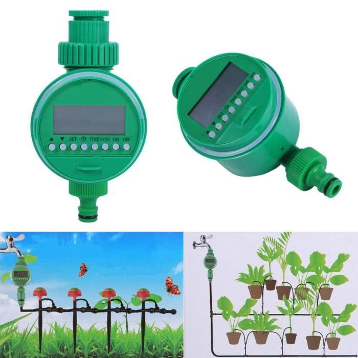 Programmateur d'arrosage automatique électrique Minuteur Arroseur Jardin contrôle, mécanique Tap ...