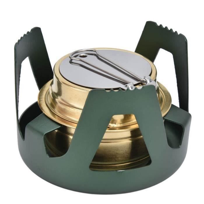 Trust-Le fourneau Réchaud de camping portable coupe-vent vaporisable à ...