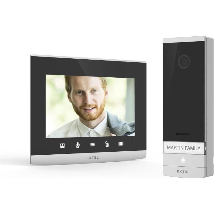 Visiophone Filaire Connecté Connect 2 Ultra Plat Facile A Installer ...