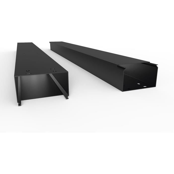 Goulotte de câble Pro avec trou au sol, gaine de câble 2 m, 100 x 60 mm ...