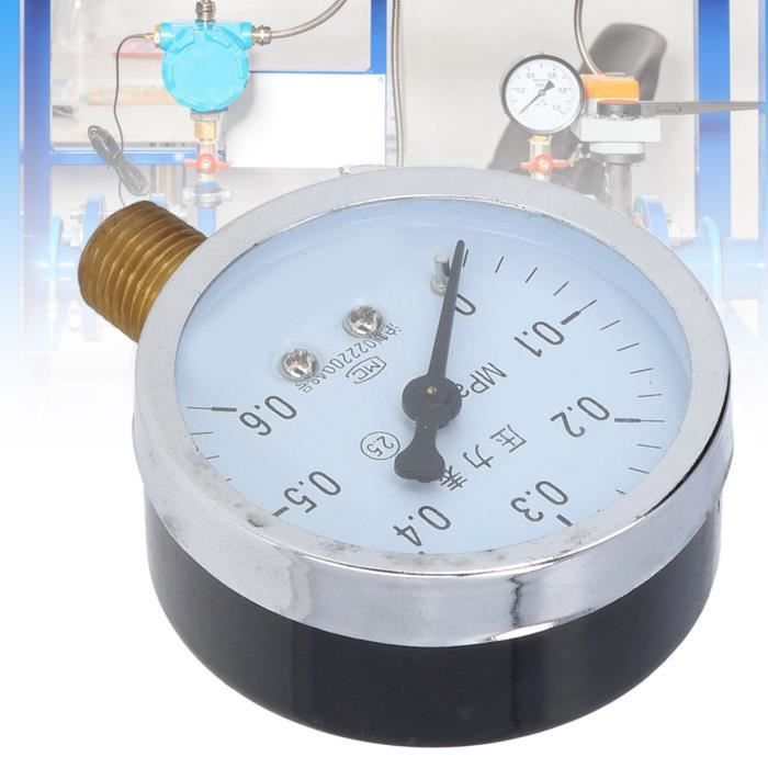 Manomètre de l'eau du robinet manomètre Iorn Manomètre 1/4 NPT, haute outillage (manometre) 0 ...