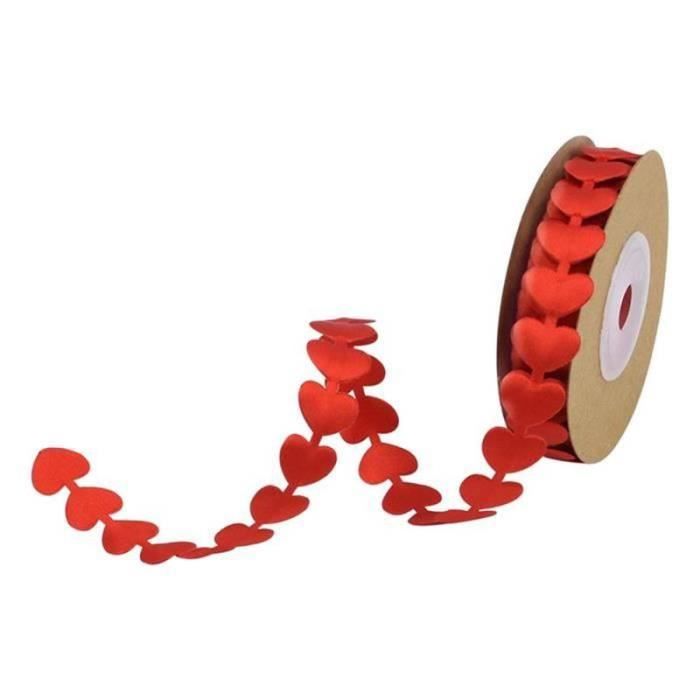 RUBAN CADEAU - BOLDUC Love Heart Ribbon pour emballage cadeau artisanal ...