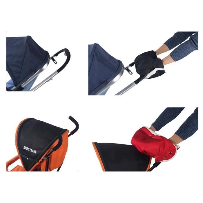 Tofern Poussette Protège-mains Moufle Manchon Gant Chauffe-mains ...