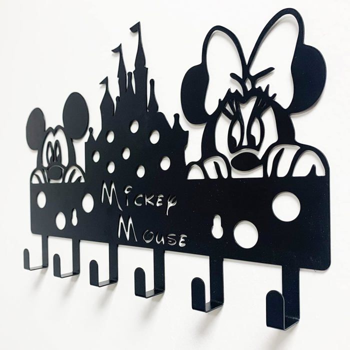 Dessin Animé Accroche Porte Clé En Métal Accroche Clef Mural Decoration ...