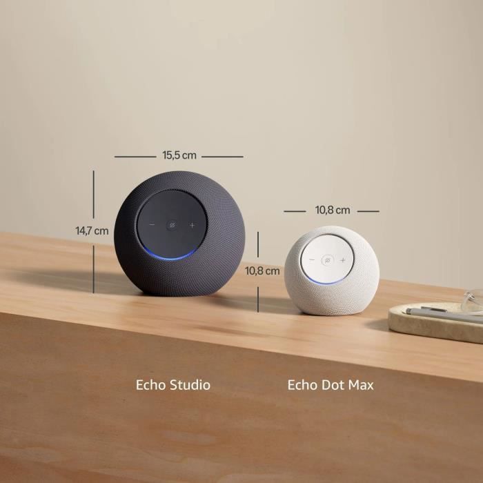 Enceinte connectée - AMAZON - Echo Dot Max - 1 tweeter + 1 caisson de ...
