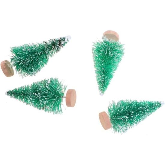 Mini Pin 12 Pièces Mini Sapin De Noël 8. Pins Miniatures De 5 Cm Base ...