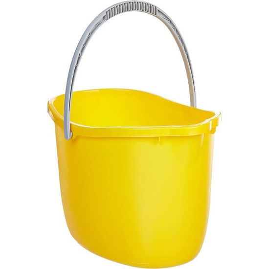 Rectangulaire Seau, Jaune, 15 Litre[L559] - Cdiscount Bricolage
