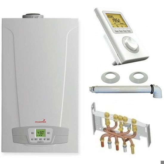 Chaudière Gaz Condensation Initia + Compact Chappée 25 kW Complète ...