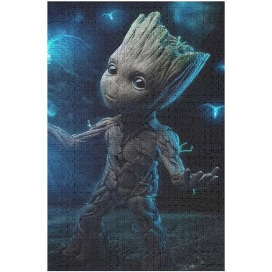 Groot Adultes 1000 Pièces Puzzle En Bois Personnages D'Anime Puzzle ...