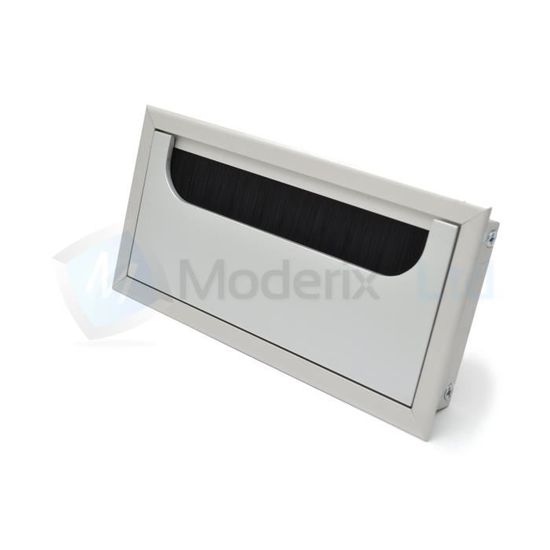 Passe cable passe fil Métal aluminium design 160 x 80 mm - Cdiscount TV ...